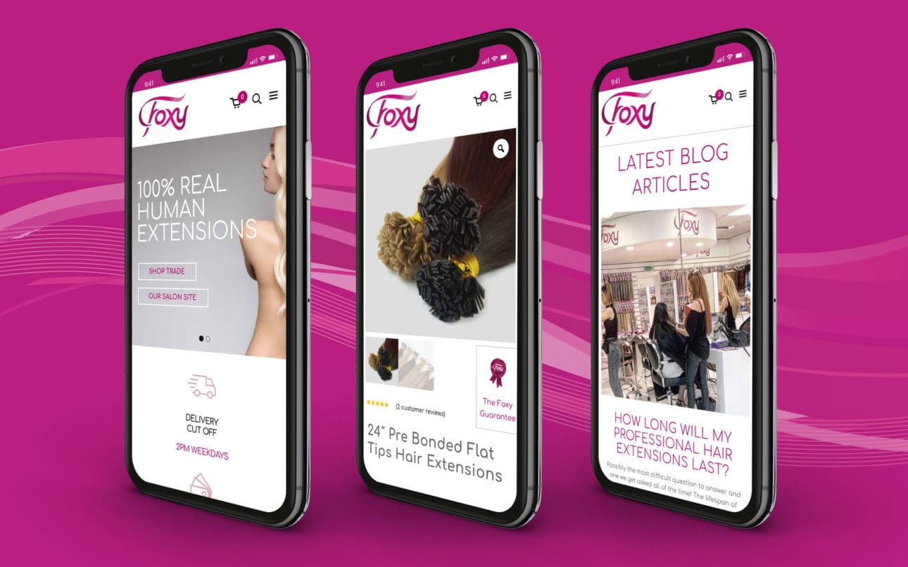 Foxy brand and website design - Creative Design Agency Surrey