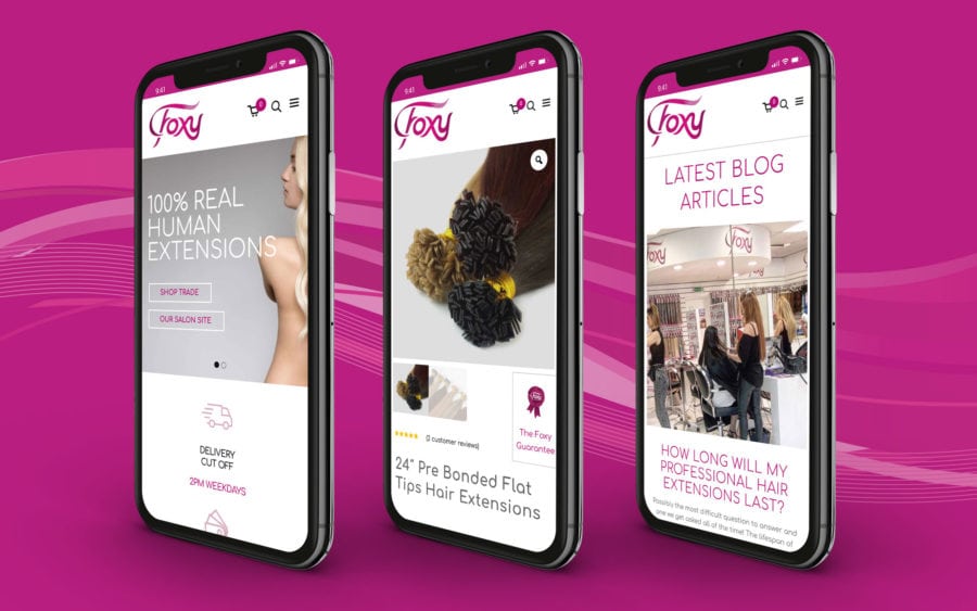 Foxy brand and website design - Creative Design Agency Surrey