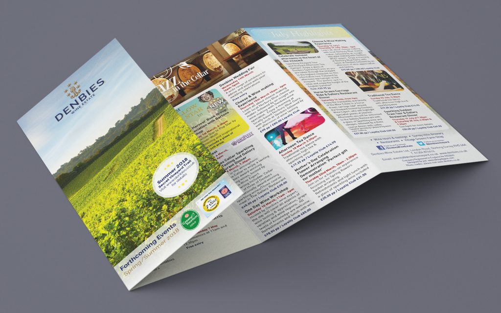 Award winning website for Denbies - Surrey Design Agency, Pre