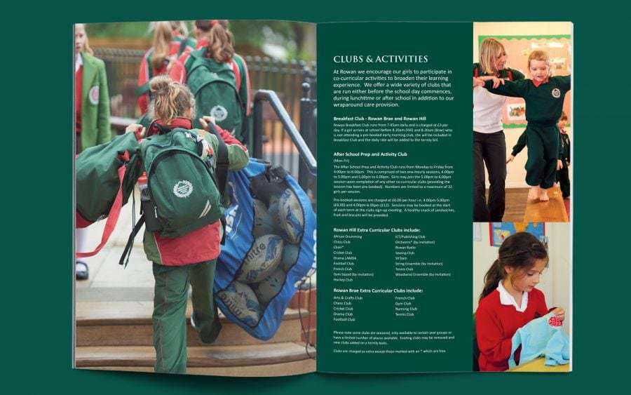 School Prospectus Design - Creative Design Agency Surrey